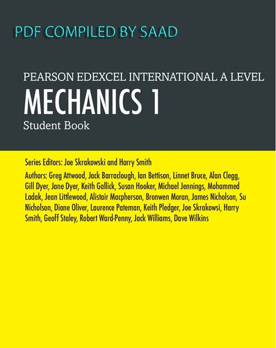 Ebook – Edexcel International A Level Mathematics Mechanics 1 Student Book: Student Book (PDF ...