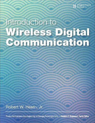 Ebook – Introduction to Wireless Digital Communication: A Signal Processing Perspective (PDF ...