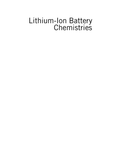 Ebook – Lithium-Ion Battery Chemistries: A Primer (PDF Instant Download ...