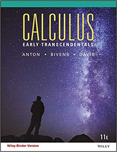 Ebook – Calculus Early Transcendentals, 11th Edition by Howard Anton ...