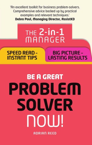 Ebook – Be a Great Problem Solver – Now!: The 2-In-1 Manager: Speed ...