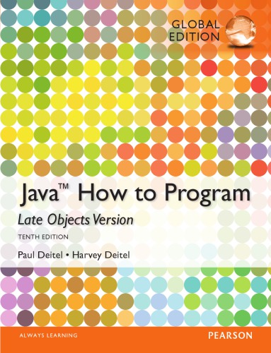 Ebook – Java: how to program: late objects version (PDF Instant ...