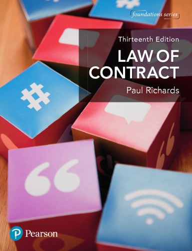 Ebook – Law of contract (PDF Instant Download) – Library Store