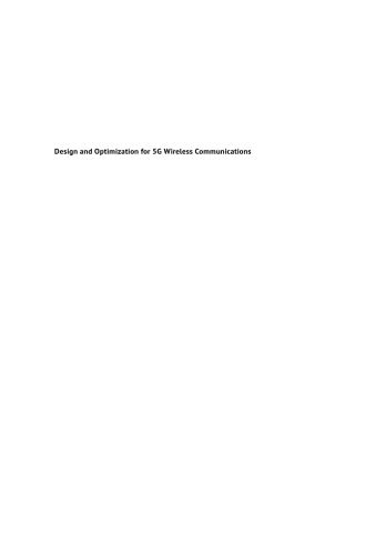 Ebook – Design and optimization for 5g wireless communications (PDF ...