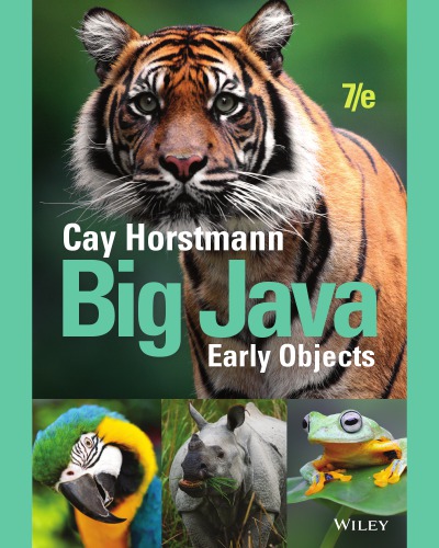 Ebook – Big Java: Early Objects, 7e (PDF Instant Download) – Library Store