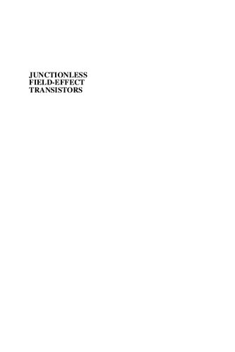 Ebook – Junctionless Field-Effect Transistors – Design, Modeling and Simulation oBook WOL(PDF ...