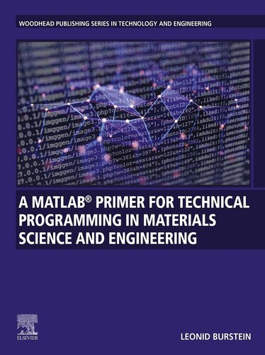 Ebook – A MATLAB® Primer for Technical Programming for Materials ...