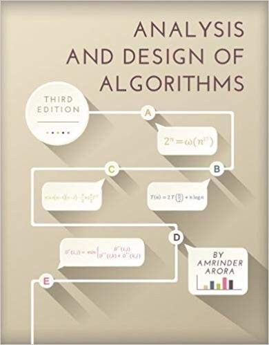 Ebook – Analysis and Design of Algorithms 3rd ed. Edition by Amrinder ...