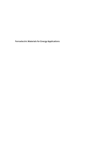 Ebook – Ferroelectric Materials for Energy Applications (PDF Instant ...