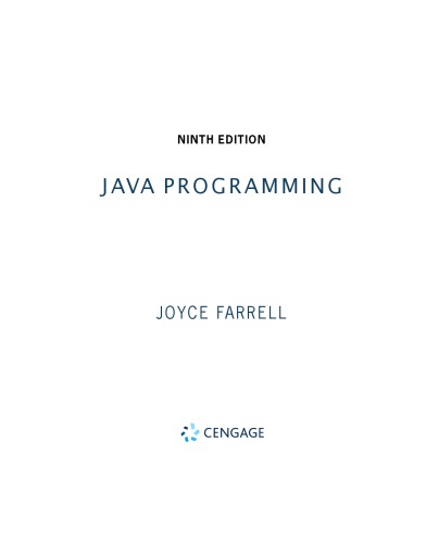 Ebook – Java Programming [9th ed.] (PDF Instant Download) – Library Store