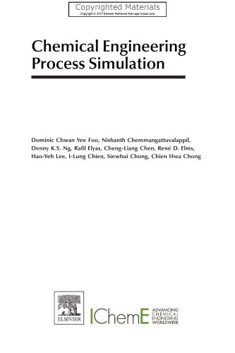 Ebook – Chemical Engineering Process Simulation (PDF Instant Download) – Library Store
