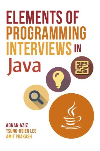 Ebook – Elements Of Programming Interviews In Java The Insiders Guide ...
