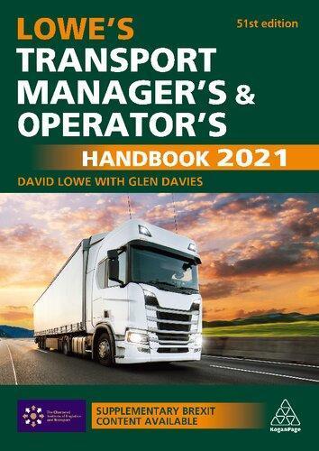 Ebook – Transport Managers And Operators Handbook 2021 (PDF Instant Download) – Library Store