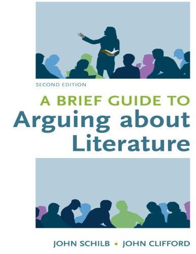 Ebook – A Brief Guide To Arguing About Literature Resources For ...
