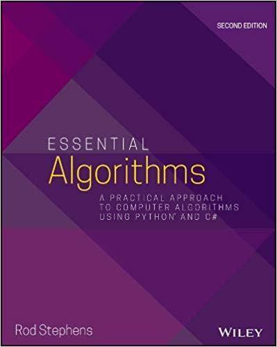 Ebook – Essential Algorithms A Practical Approach To Computer ...