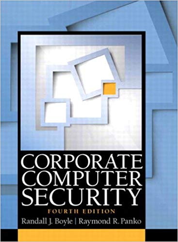 Ebook – Corporate Computer Security 4th Edition by Randall J. Boyle (PDF Instant Download ...