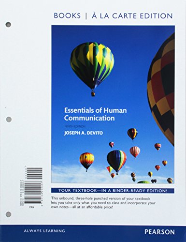 Ebook – Essentials of Human Communication 9th edition (PDF Instant ...