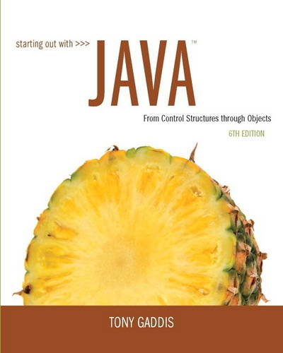 Ebook – Starting Out with Java: From Control Structures through Objects ...