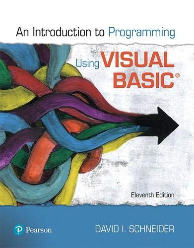 Ebook – Introduction To Programming Using Visual Basic (PDF Instant ...